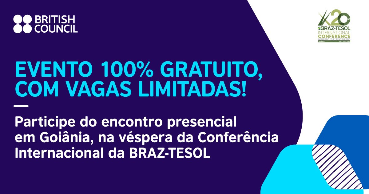 Evento pré-Conferência na BRAZ-TESOL | British Council
